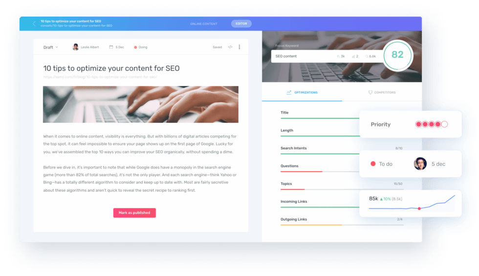 Semji: the AI platform for your SEO & Content Marketing